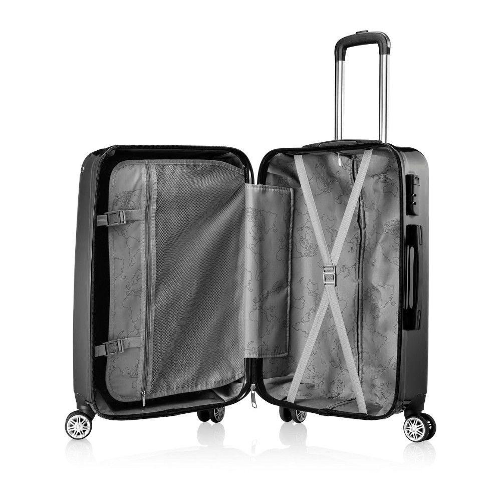 Mala De Viagem 20 Pol Abs Preta Com 4 Rodas Bo398 Multilaser - Mala ...