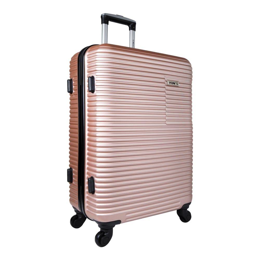 Mala de Viagem Pequena ABS com Rodinhas Rosa YS2039Ro-P - Yins - Mala ...