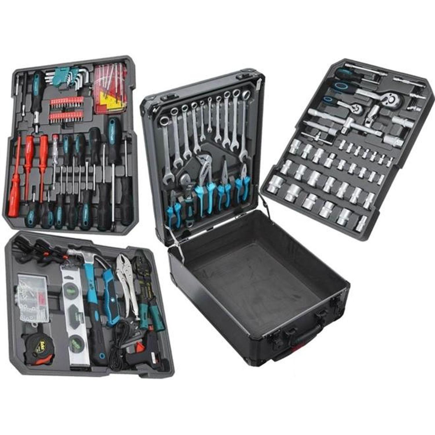 Maleta De Ferramentas Profissional Alumínio com 186 Peças 8YU EDA ...