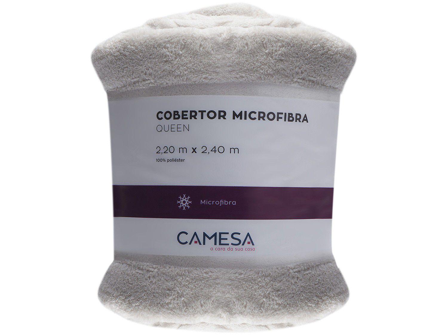 Manta Queen Microfibra Camesa - Bege - Manta - Magazine Luiza