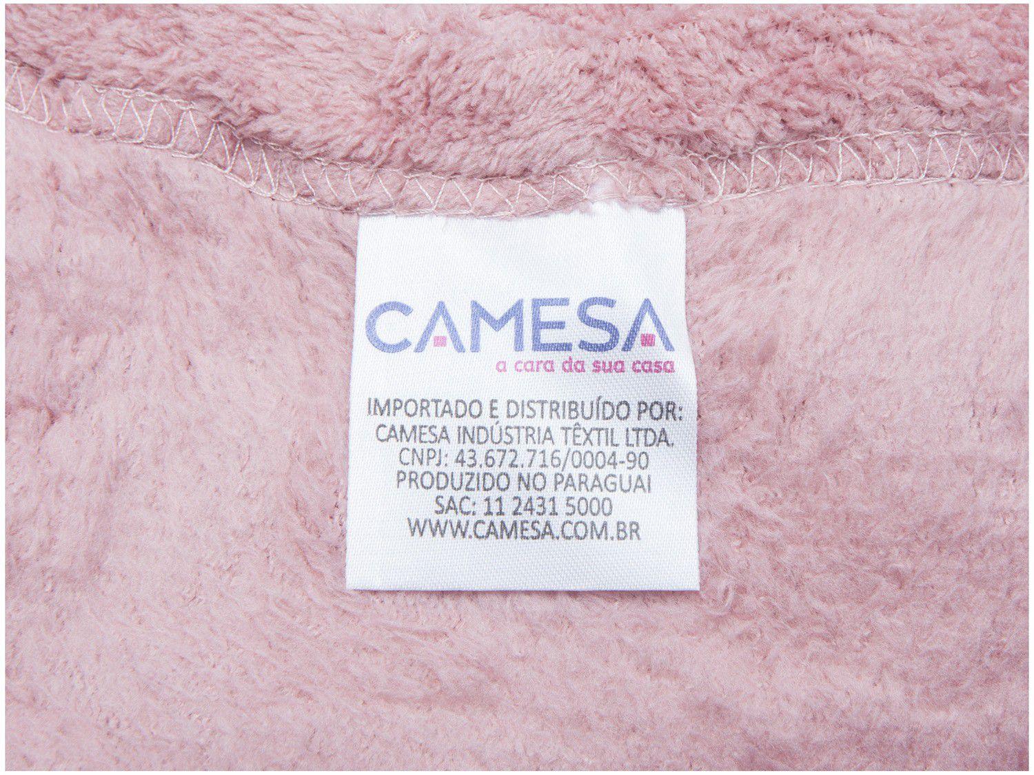 Manta Solteiro Microfibra Camesa - Rose - Manta - Magazine Luiza