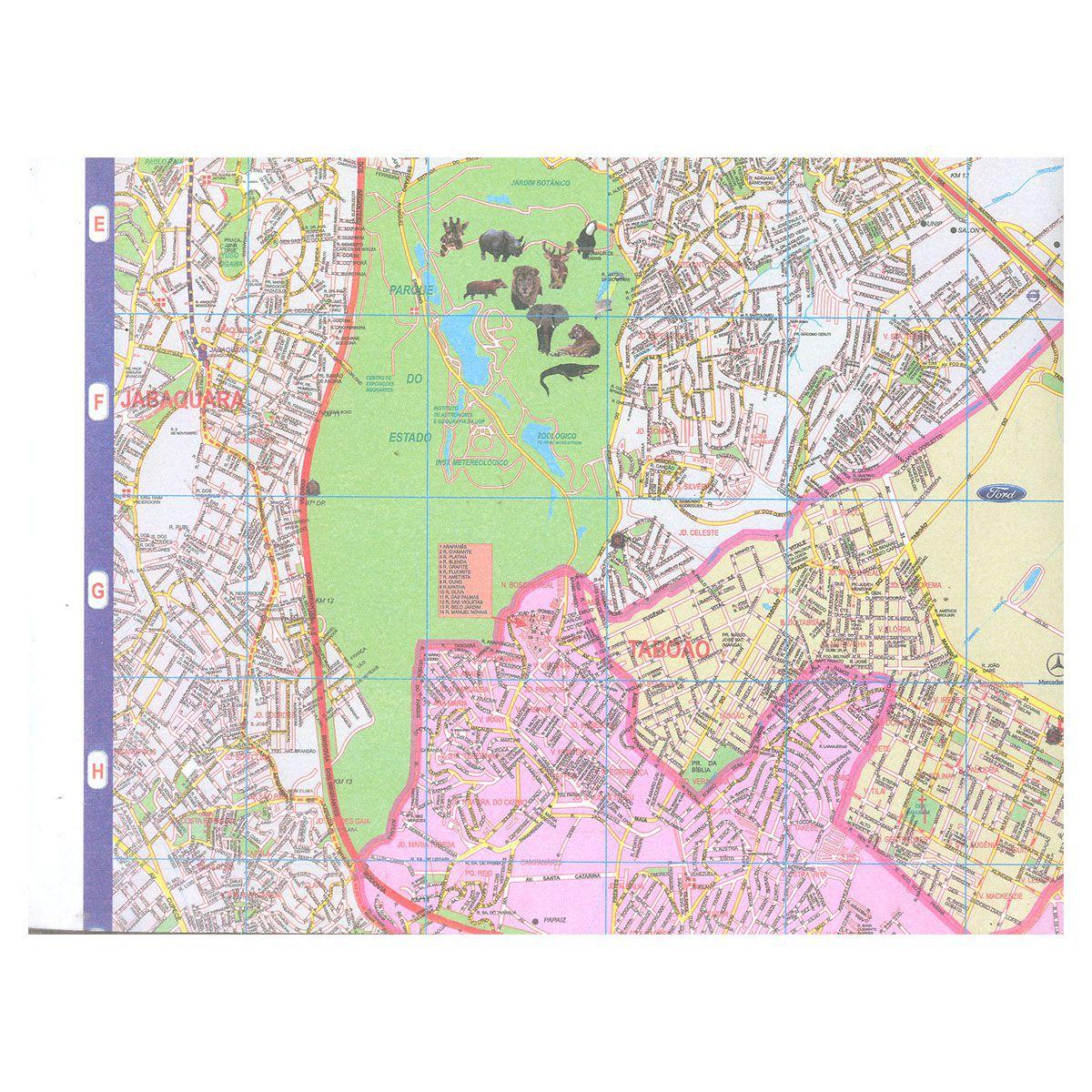 Mapa Planta Urbana Região Abc Paulista Atualizado Multimapas - Outros ...