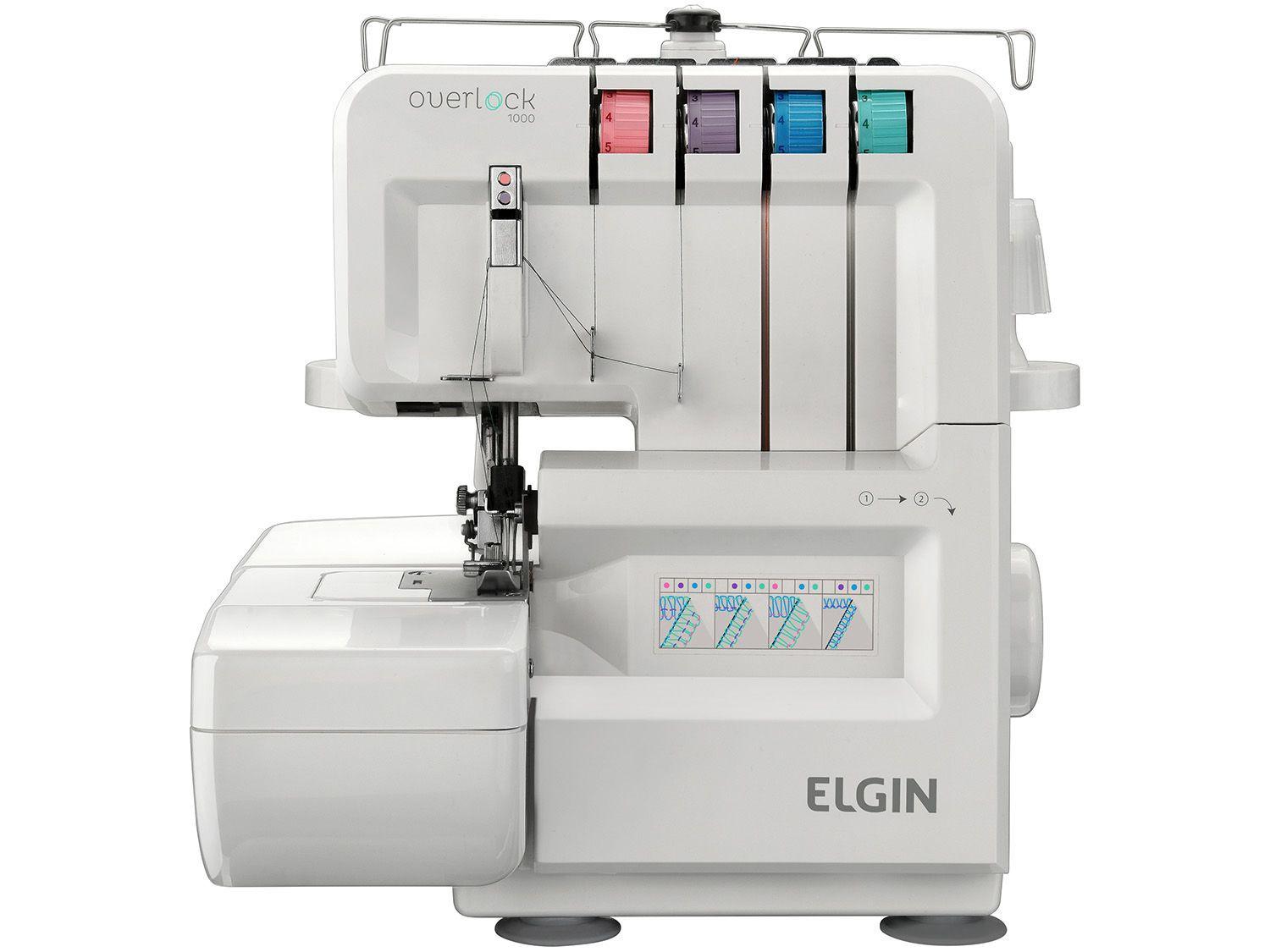 Máquina de Costura Elgin Overlock 1000 - Eletrônica - Máquina de ...