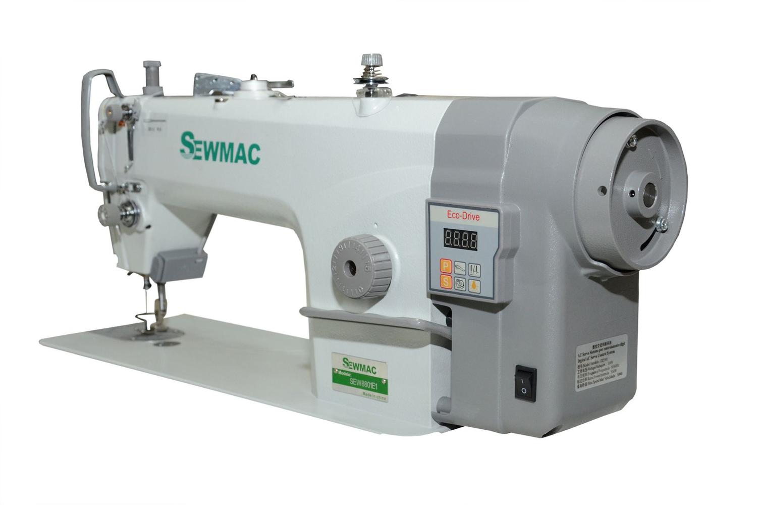 Máquina de Costura Reta industrial Motor Direct Drive com Corte de Linha - SEWMAC SEW-8801E1 ...