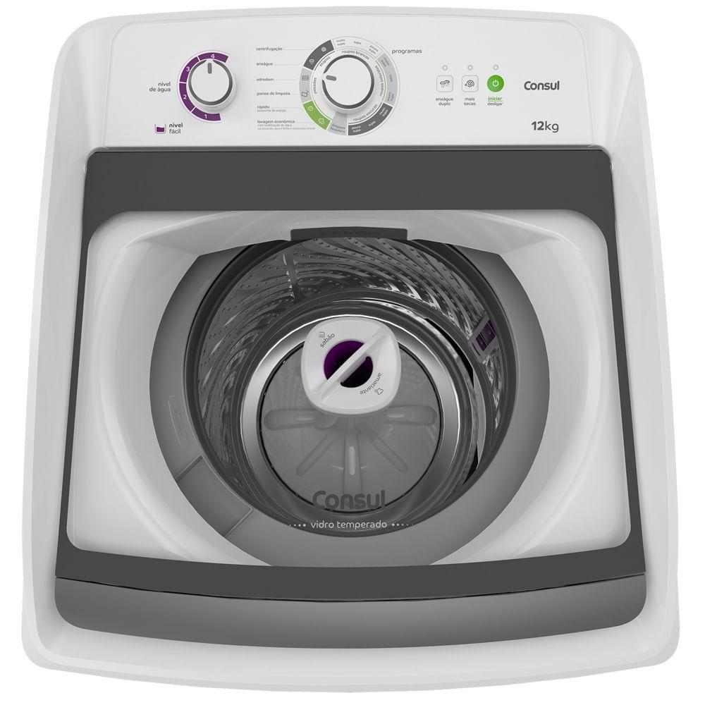 Máquina de Lavar Consul 12kg Dosagem Extra Econômica e Ciclo Edredom ...