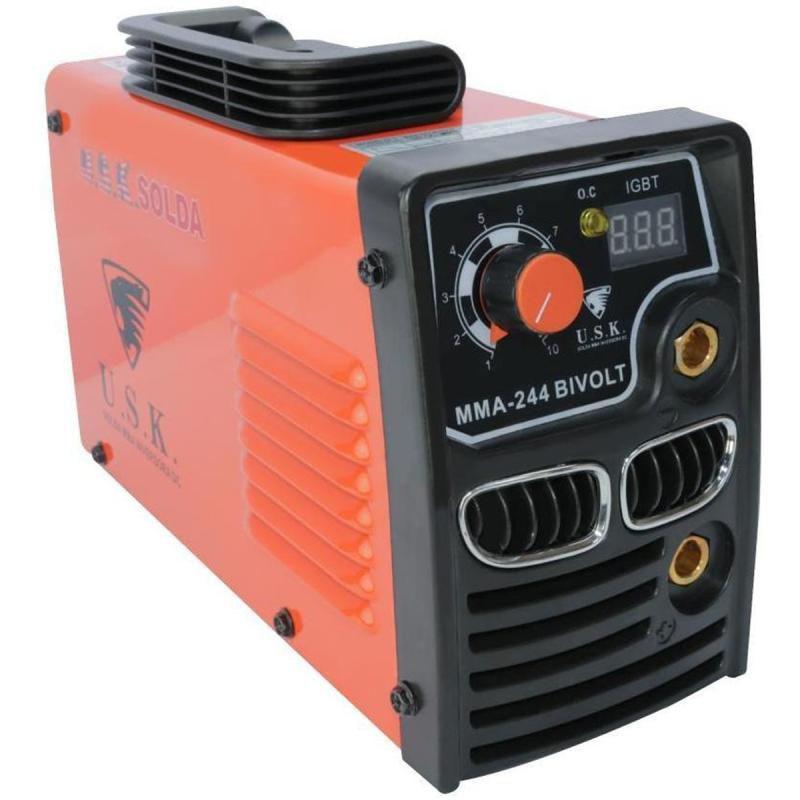 Máquina de Solda Inversora Digital MMA-244 Bivolt 1400 USK - Máquina de ...