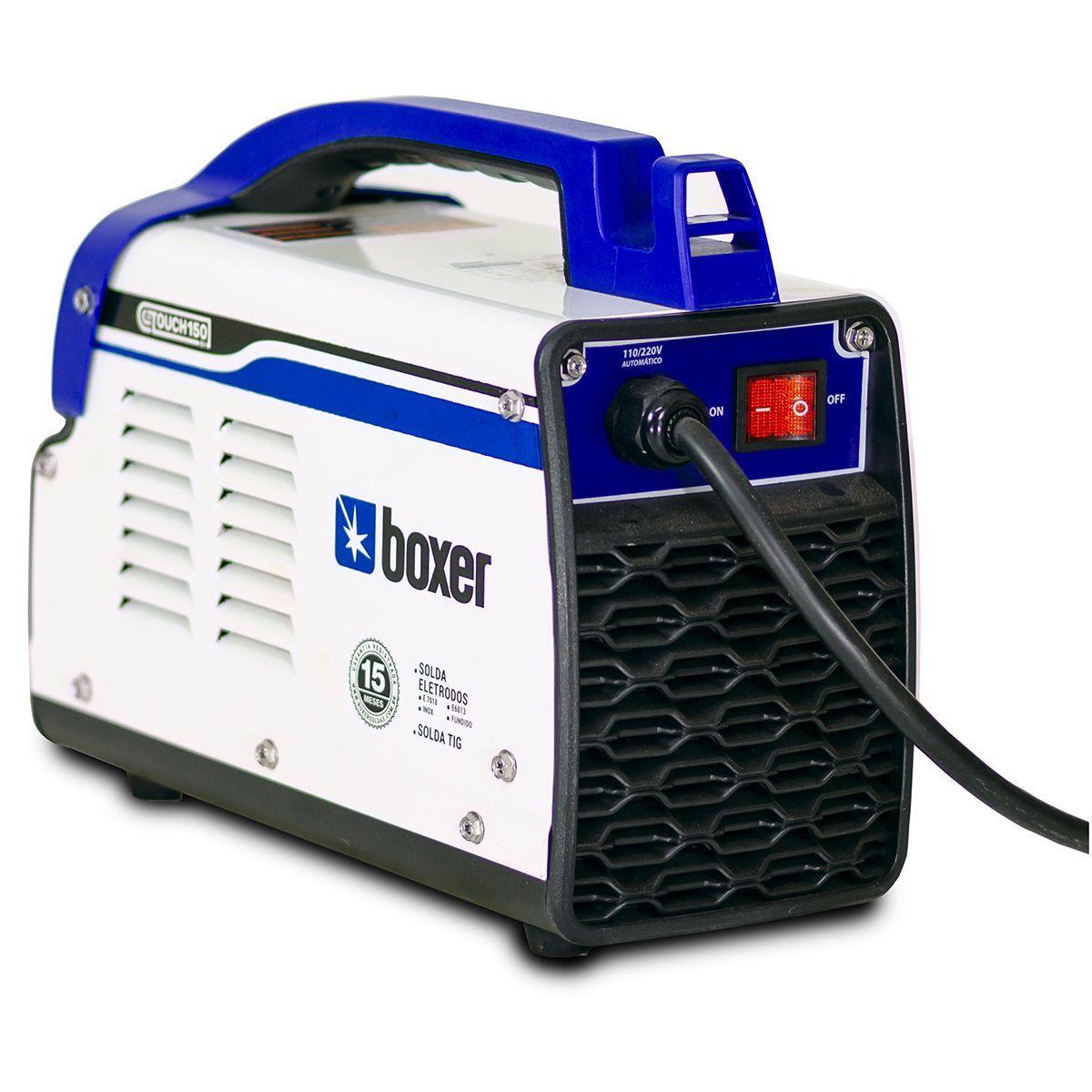 Máquina Inversora de Solda Touch 150 BV TIG 140A Boxer - Máquina de ...