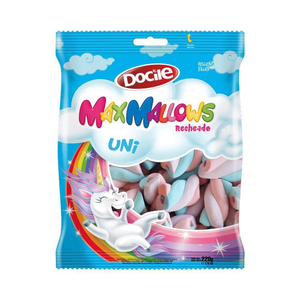 Marshmallows Maxmallows Recheado Twist Uni - Docile - Marshmallow ...