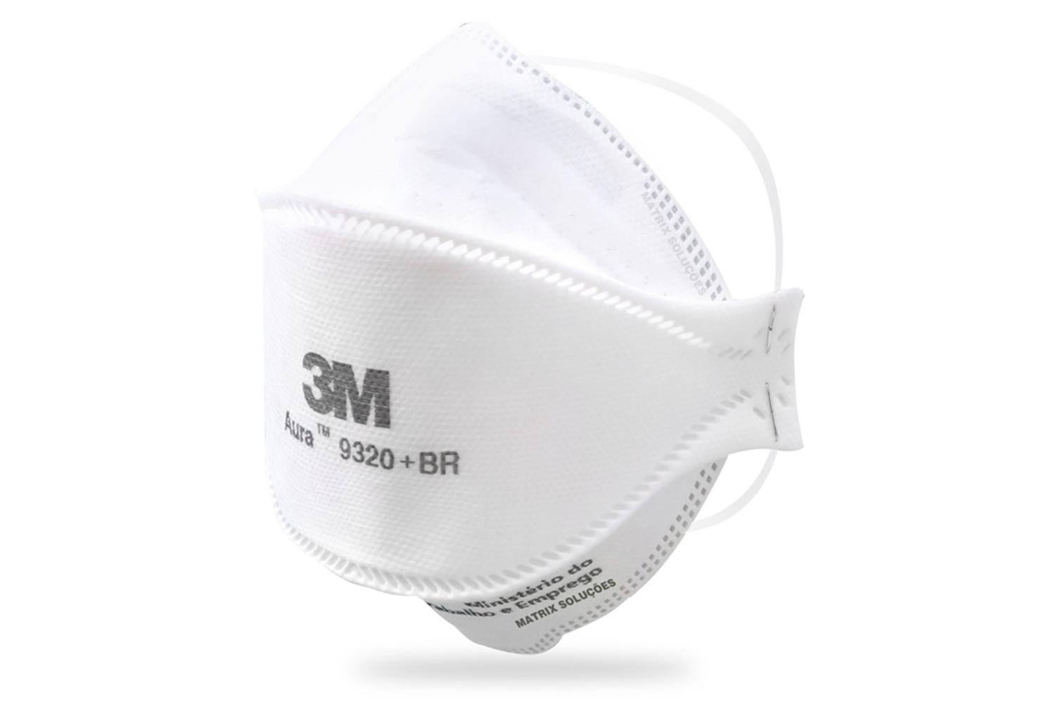 Mascara 3m aura 9320+br pff2 (s) branca - Máscara Respiratória ...