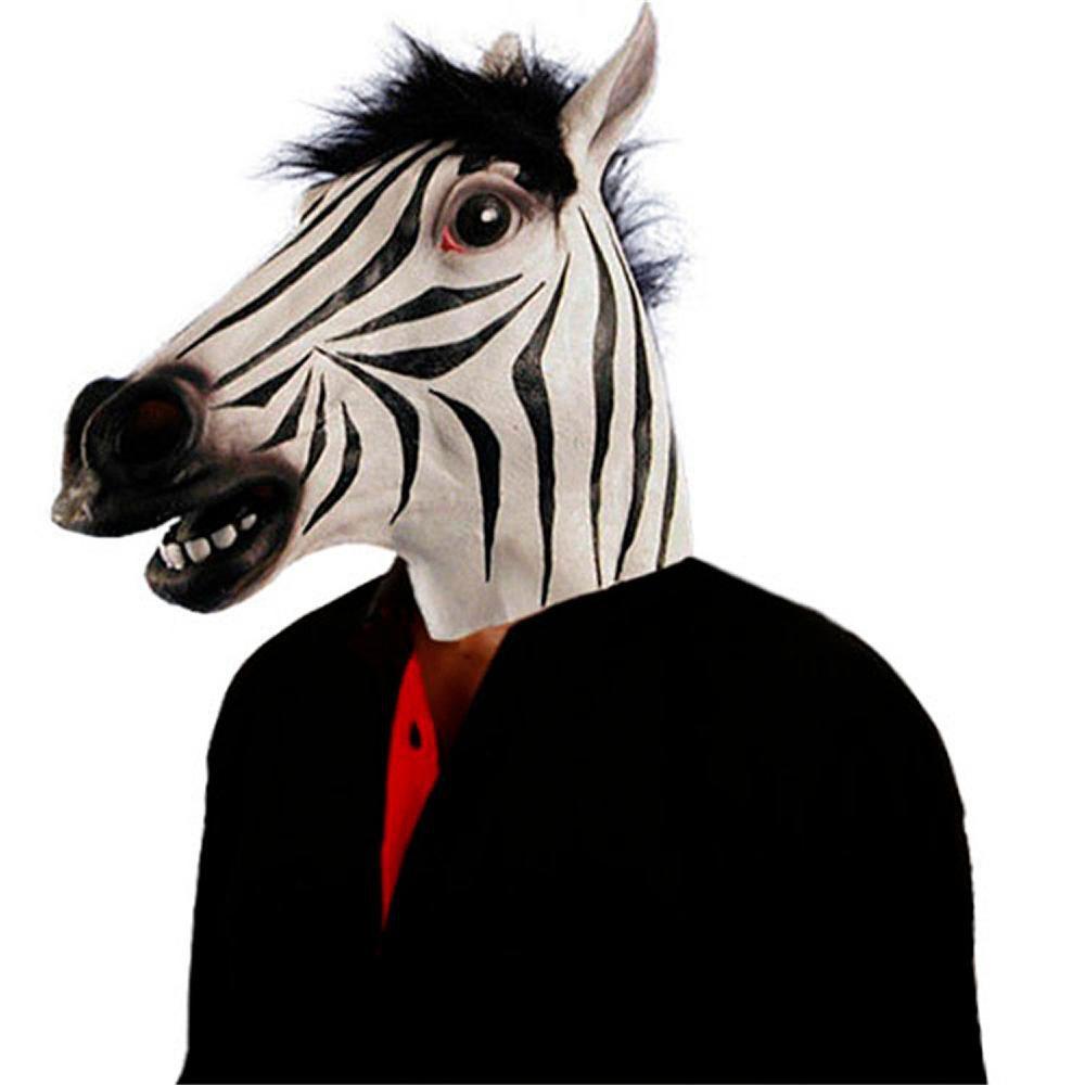 Mascara De Cabeca De Zebra