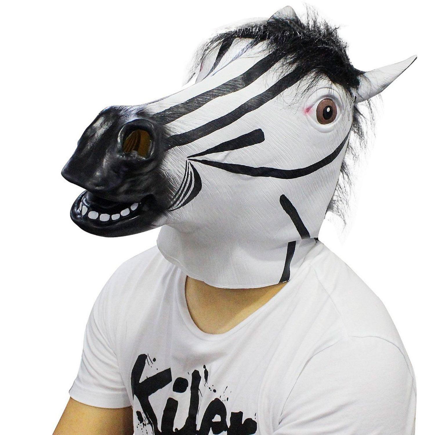 Mascara De Cabeca De Zebra