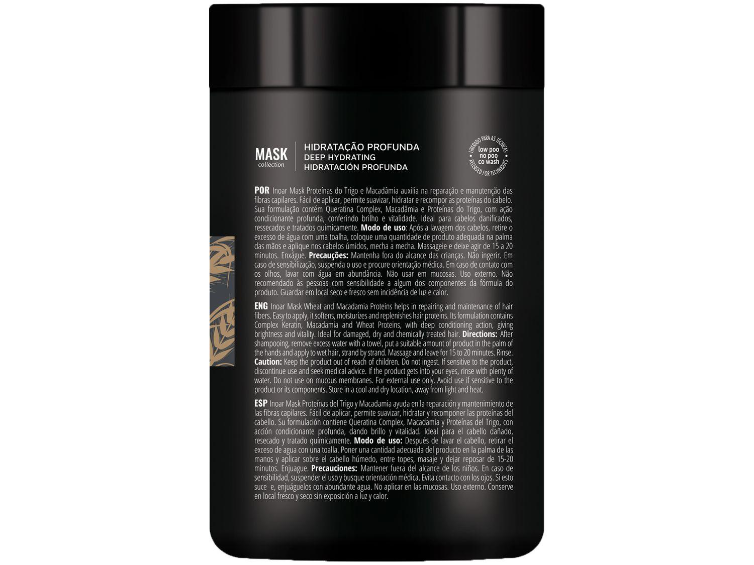 Máscara de Hidratação Inoar Mask Collection 1kg - Máscara Capilar ...