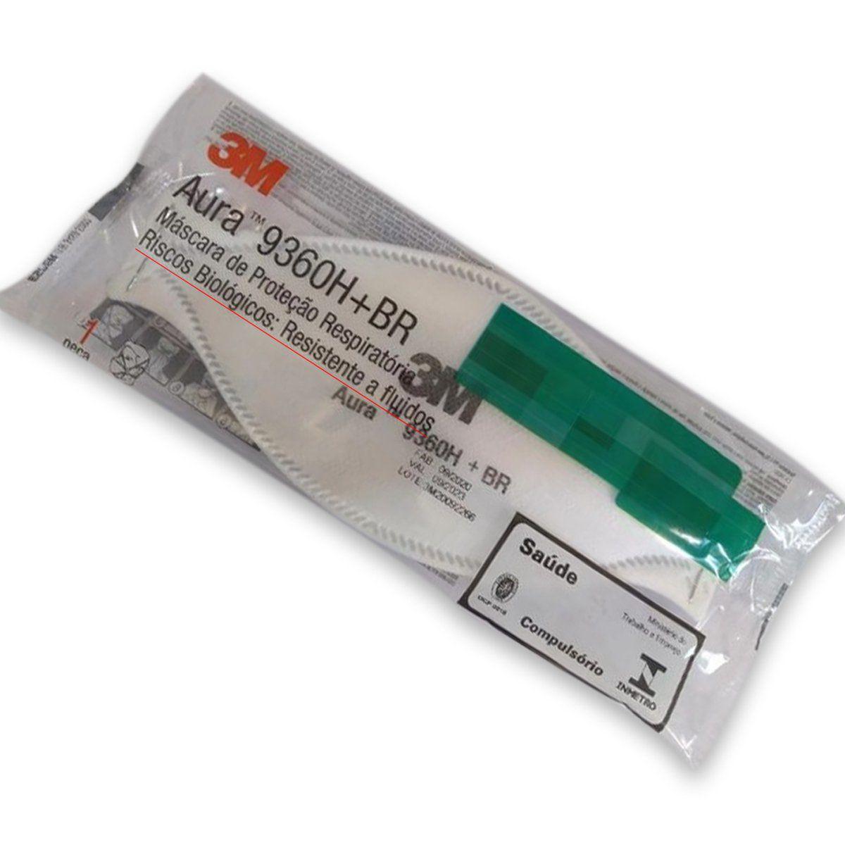 Máscara de protecao n95 aura 9360h+br branca (kit c/20) - 3m - Máscara ...