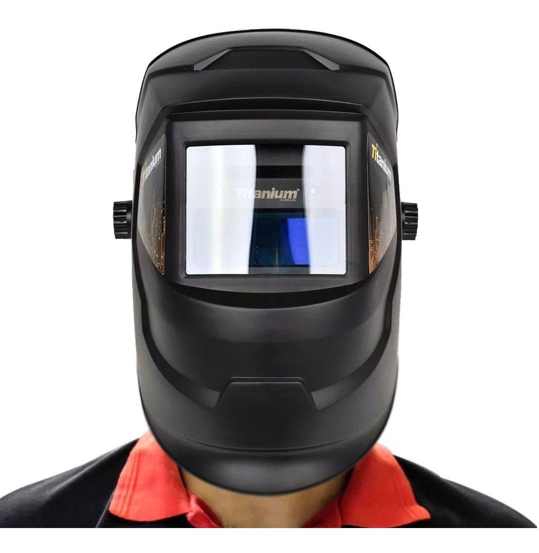 Mascara De Solda Automatica Mig Tig Eletrodo Titanium - Máscara de ...