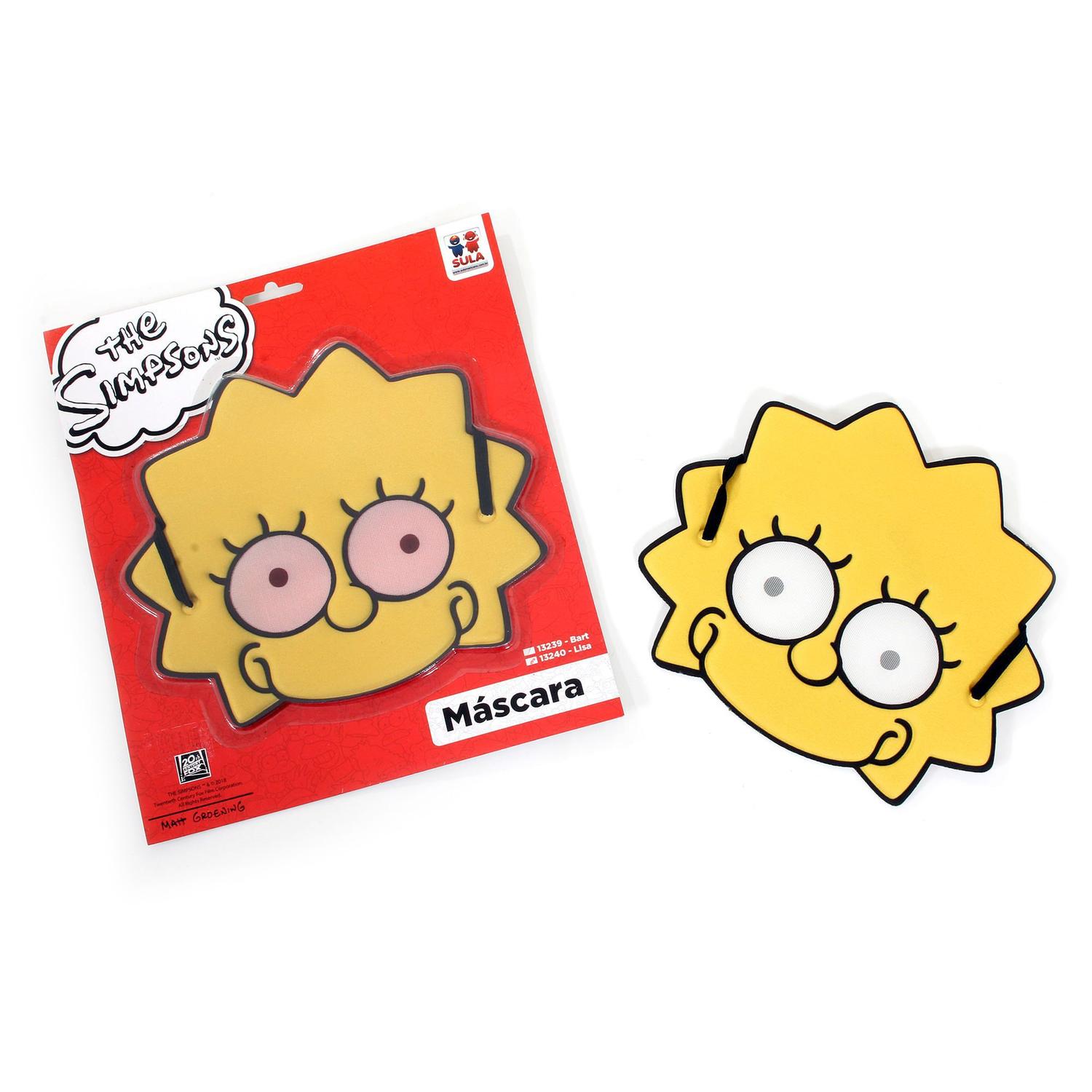Máscara Lisa - Os Simpsons - Máscara Facial Descartável / Reutilizável ...