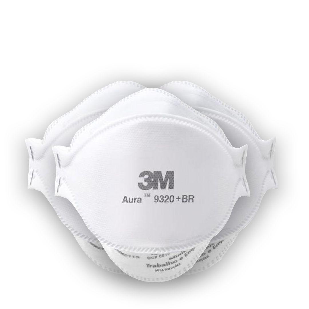 Mascara Respiratória Pff2 3m Aura 9320 Hospitalar - Máscara ...