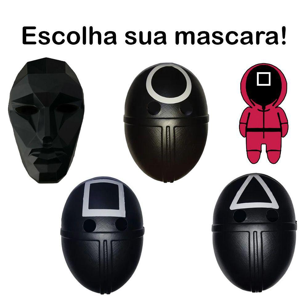 Máscara Round 6 Cosplay Carnaval Halloween Serie Netflix - Super Size ...