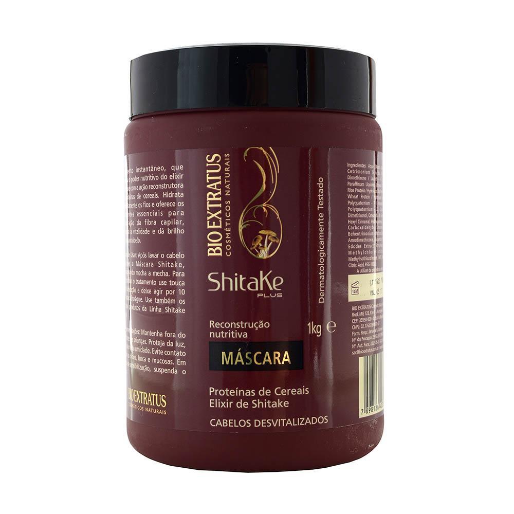 Máscara Shitake Plus 1kg - Bio Extratus - Máscara Capilar - Magazine Luiza