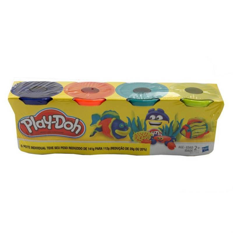 Massinha c/4 Potes Play-Doh - Hasbro B5517 - Massinha - Magazine Luiza