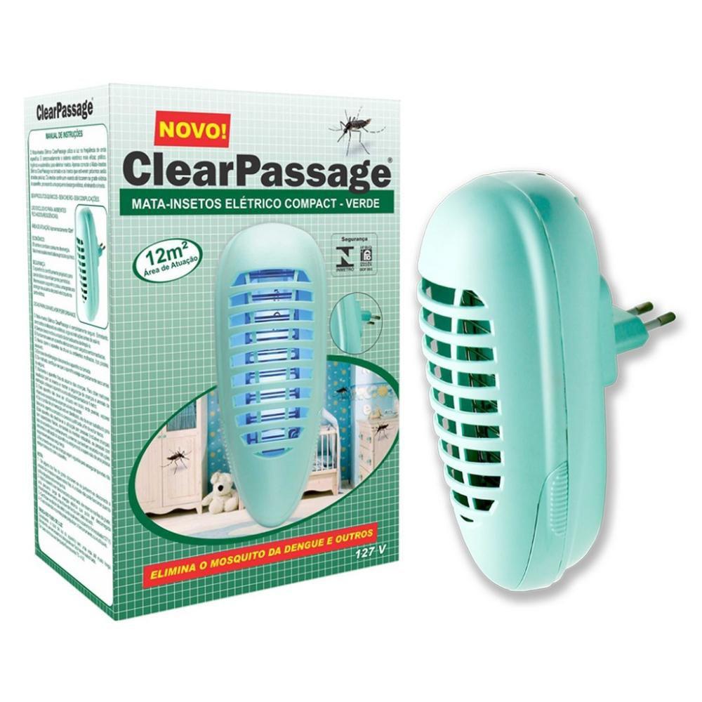Mata Insetos Elétrico Compact ClearPassage Verde 110v - Armadilha para ...