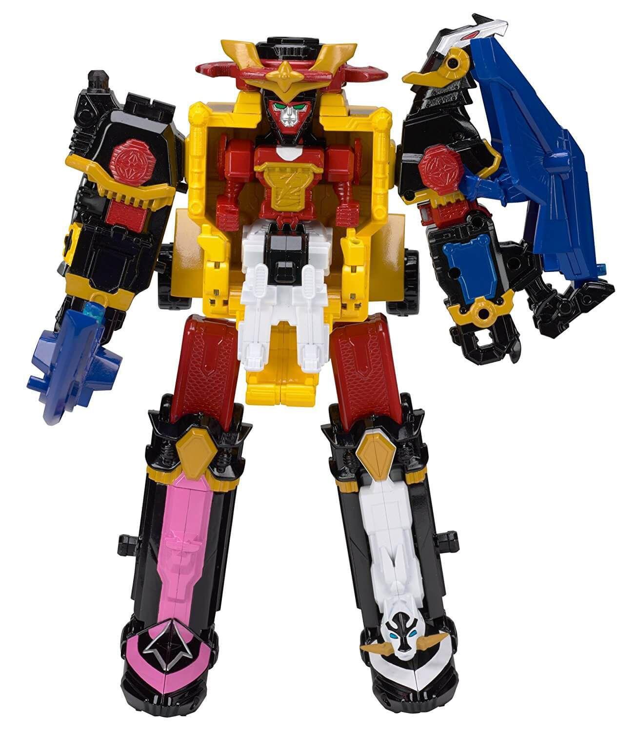 Megazord DX 5 Zords Power Rangers Ninja Steel Bandai 43596 SUNNY 1826 ...