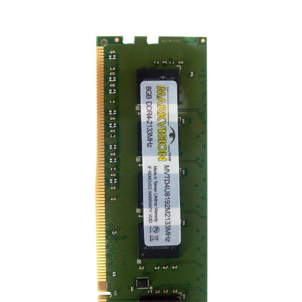 Memória RAM DDR4 8GB 2133MHz Markvision MVTD4U8192M2133MHZ - Memória ...