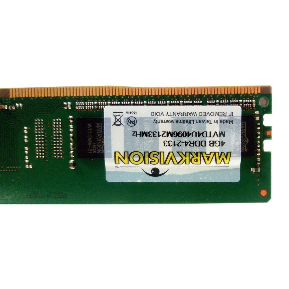 Memória RAM DDR4 8GB 2133MHz Markvision MVTD4U8192M2133MHZ - Memória ...