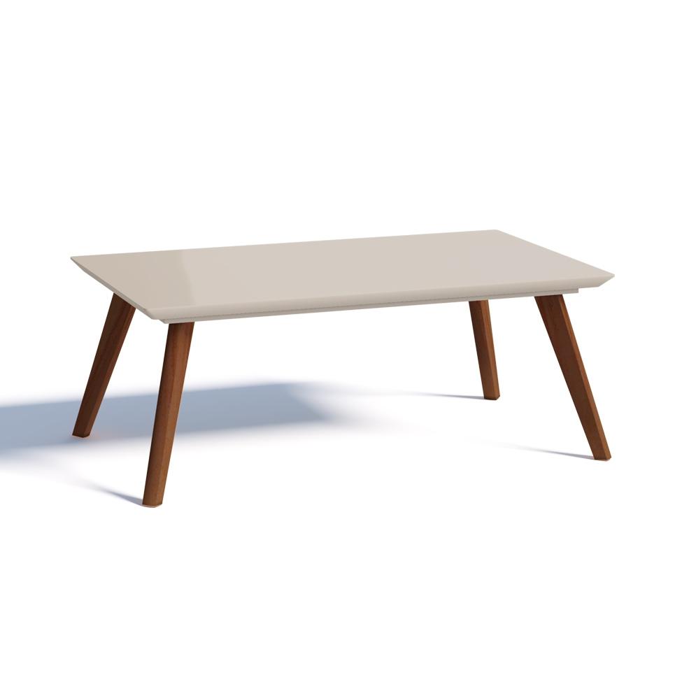 Mesa de Centro Classic Retangular Off White - Imcal - Mesa de Centro - Magazine Luiza