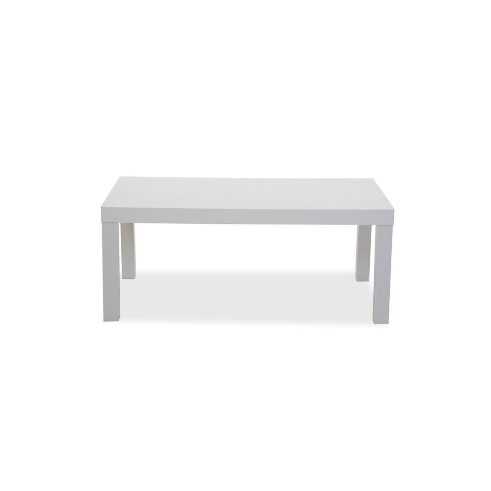 Mesa de Centro Retangular em Mdf Fly 90x50cm Branca - Casa Etna - Mesa ...