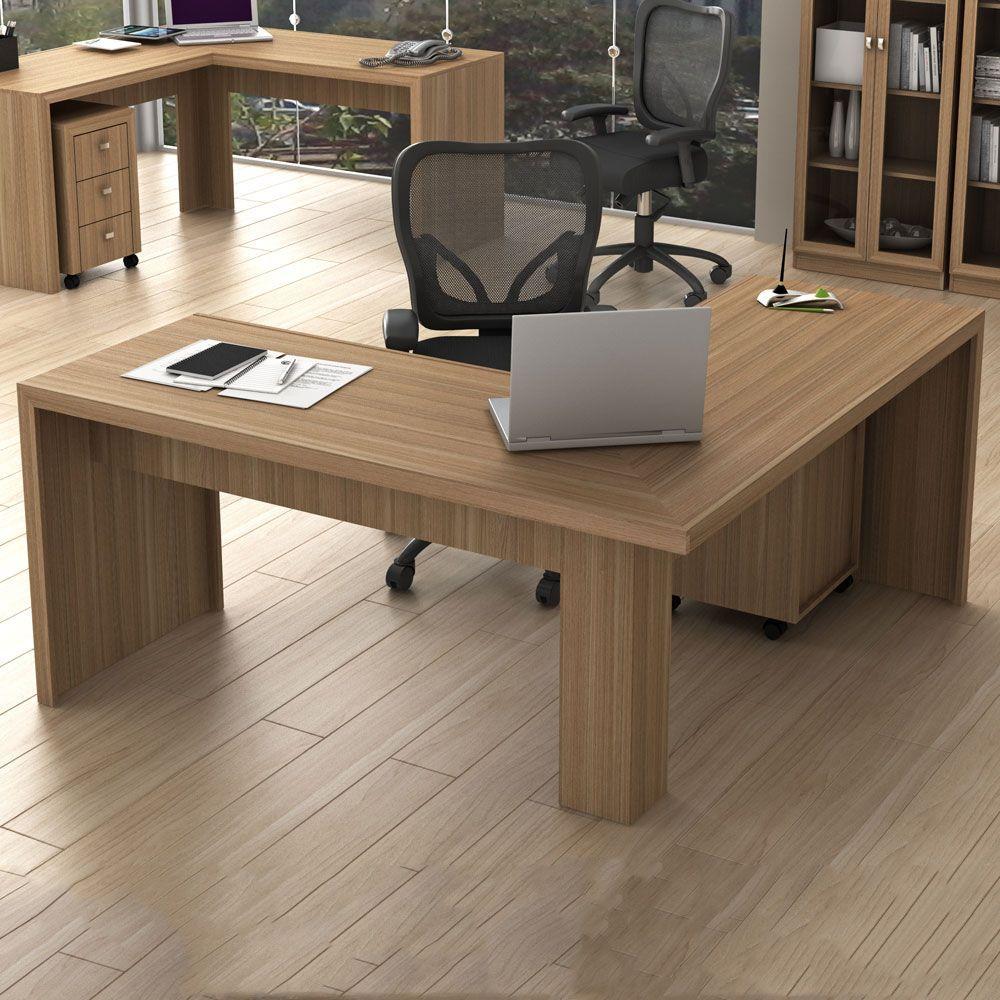 Mesa De Escrit rio Angular Me4116 Amendoa Tecno Mobili Escrivaninha Mesa De Escrit rio Angular Me4116 Amendoa Tecno Mobili Escrivaninha