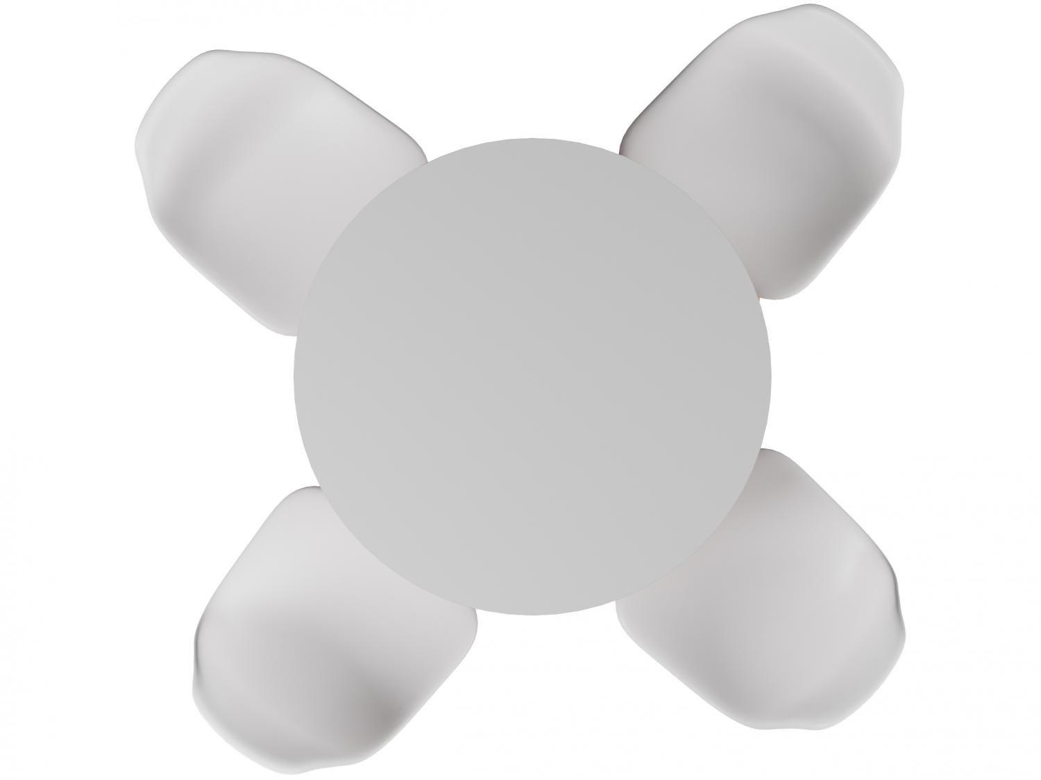 Mesa de Jantar 4 Cadeiras Redonda Branca Empório Tiffany Eames