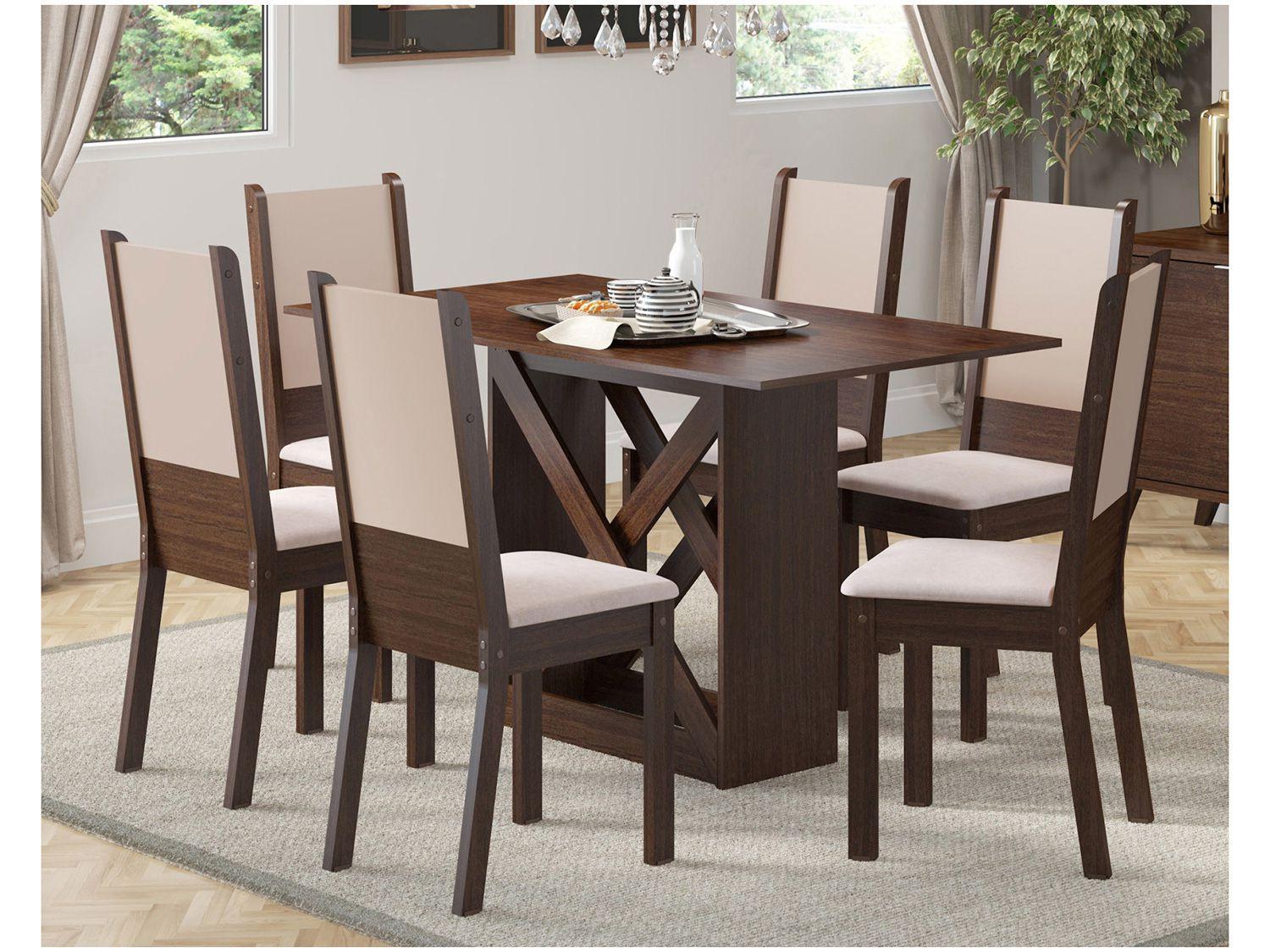 Mesa De Jantar 6 Lugares | Madeiramadeira Elegância e Conforto - Divisoria Mesa De Jantar 6 Lugares | Madeiramadeira Elegância e Conforto - Divisoria