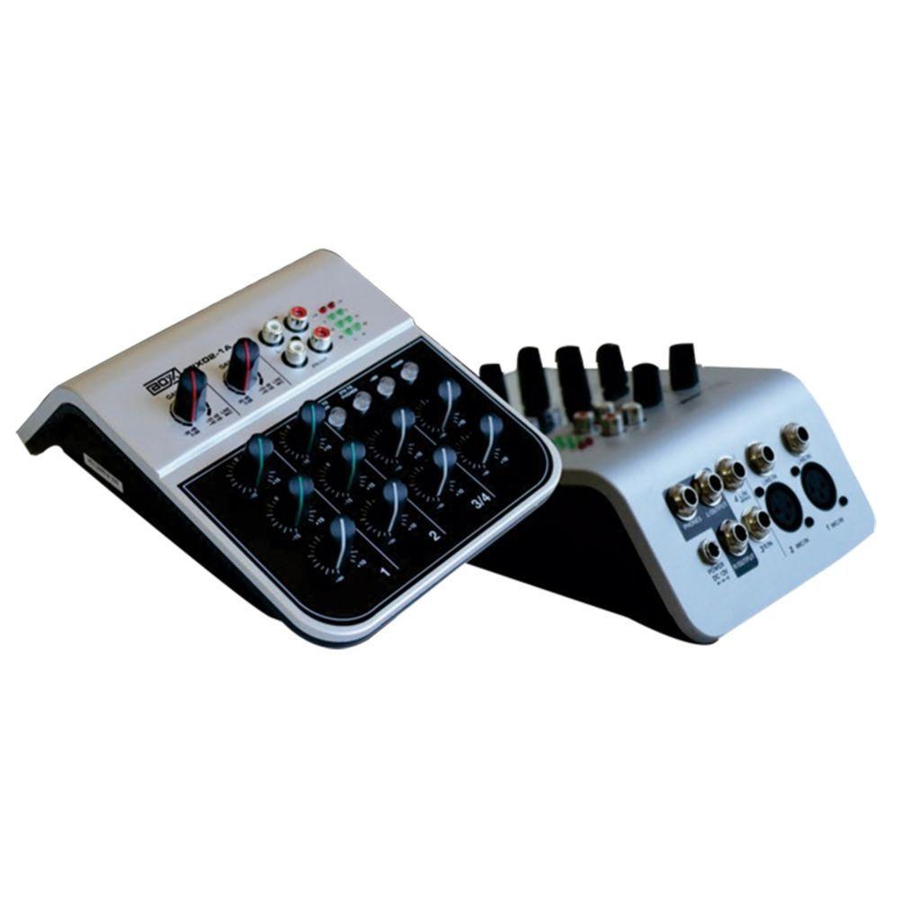 Mesa De Som Boxx Mix-02 4 Canais Ideal Para Live - Mesa de Som / Mixer ...