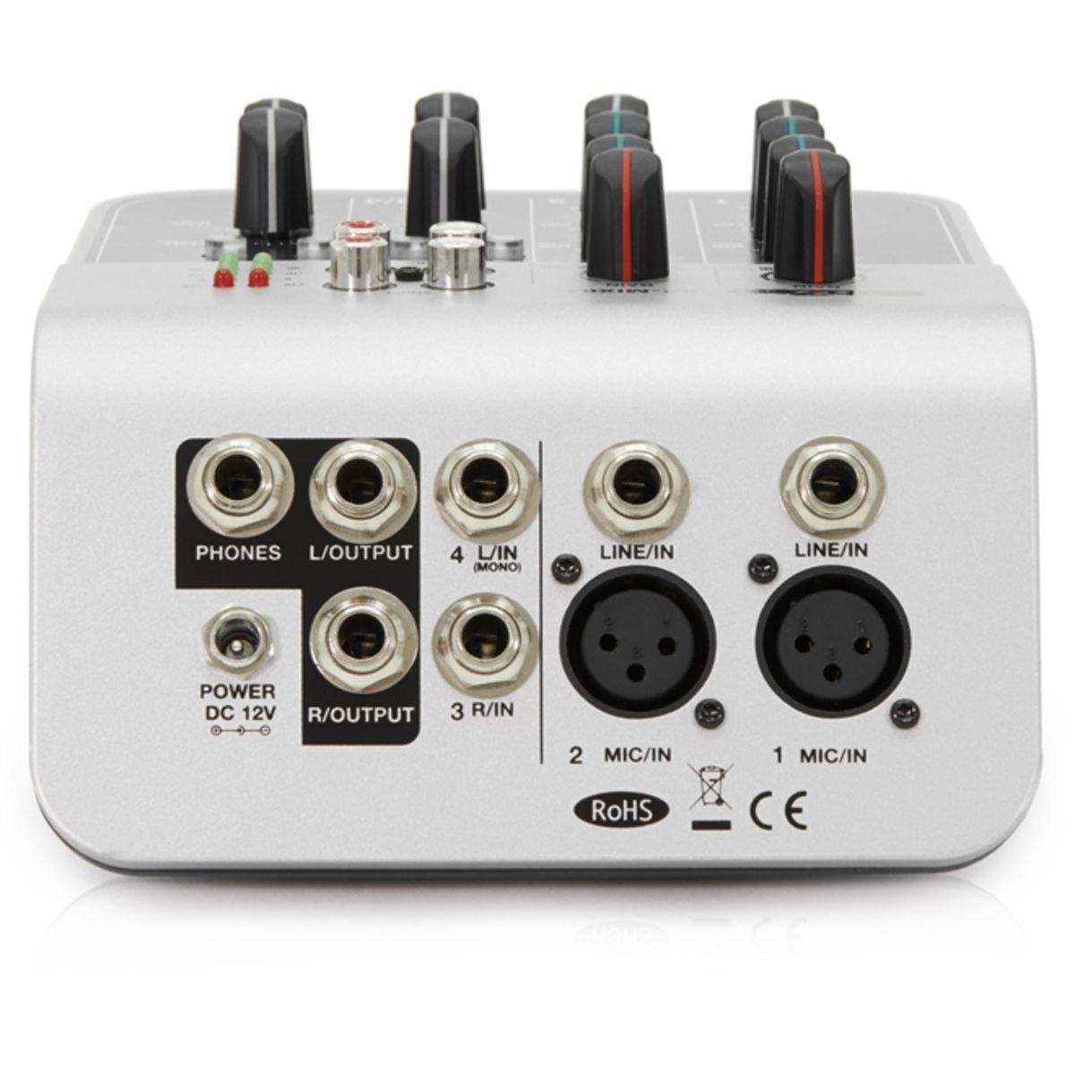 Mesa De Som Boxx Mix-02 4 Canais Ideal Para Live - Mesa de Som / Mixer ...