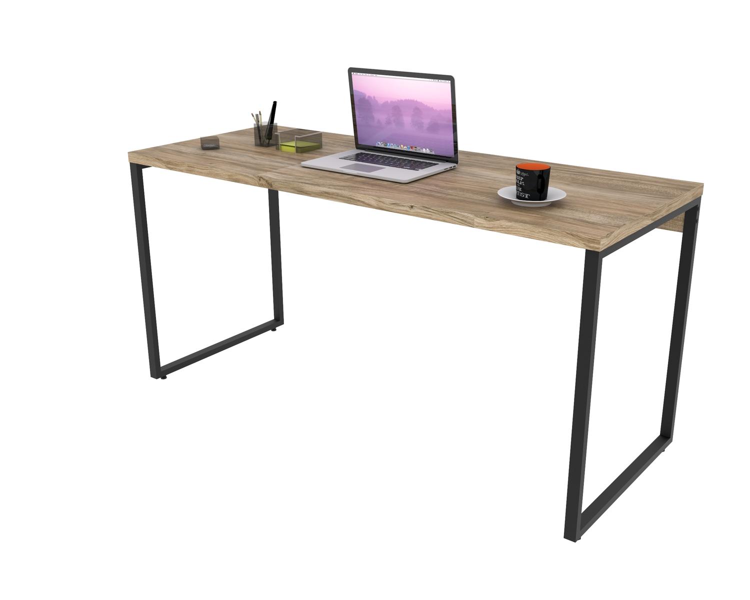 Mesa para Escritório Diretor Estilo Industrial 1,50m Kuadra - Compace ...