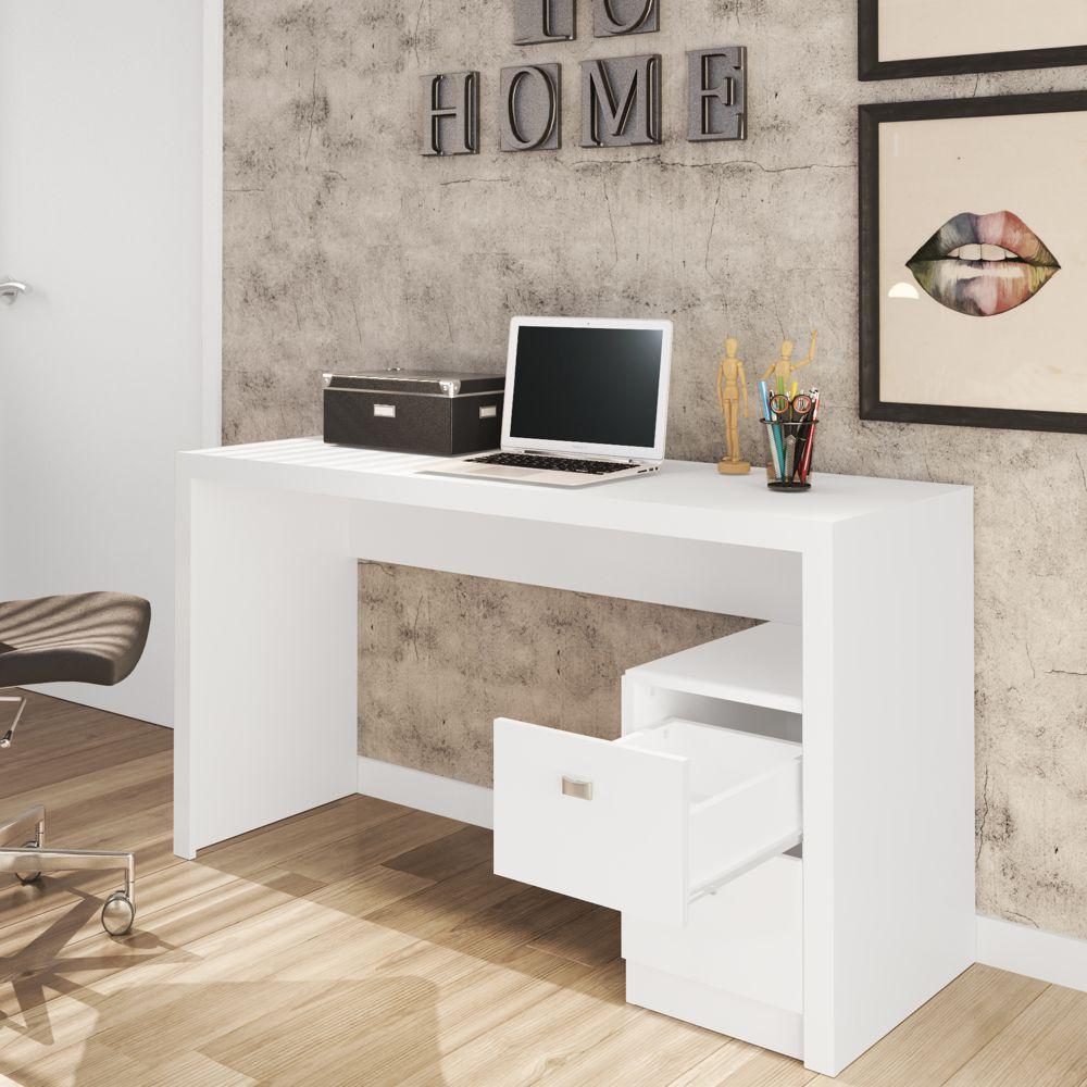 Mesa para Escritório Engrossurada 1,36m 2gav Várias Cores ME4130 Tecno ...