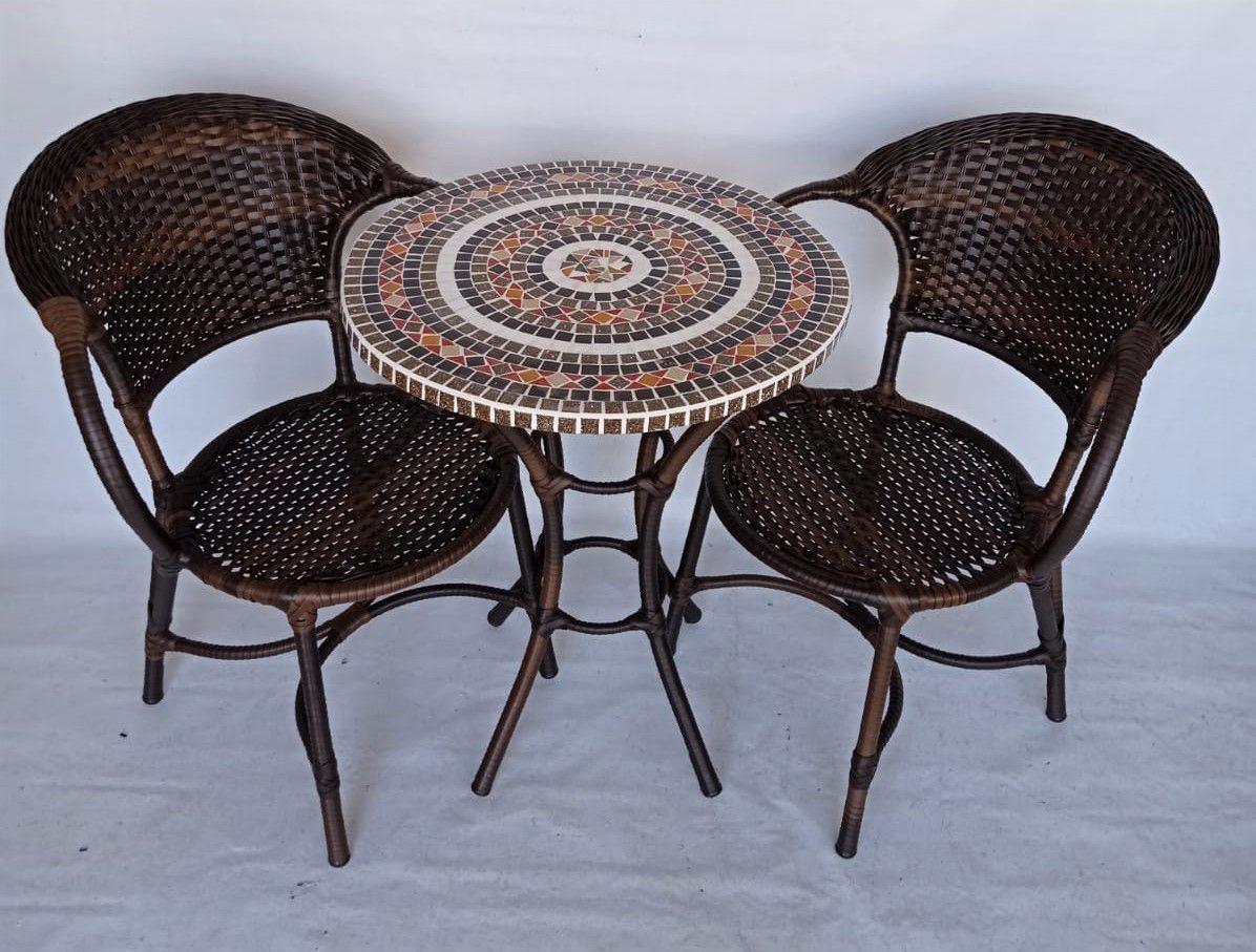 Mesa Varanda 60cm com 2 Poltronas - Myo Atelier - Outros Móveis ...