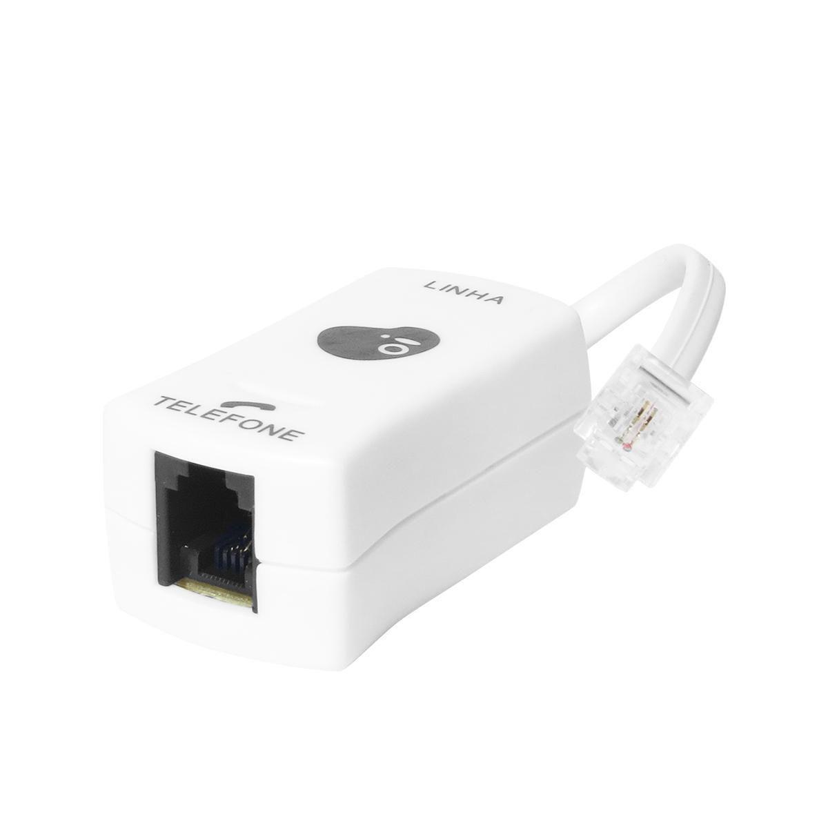 Micro Filtro Adsl Simples Para Modem E Telefone - Telsec - Filtro de ...