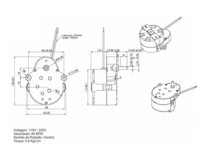 Micro Motor Redutor P/ Refresqueira Begel Ibbl Original 220v - ELOTHERM ...