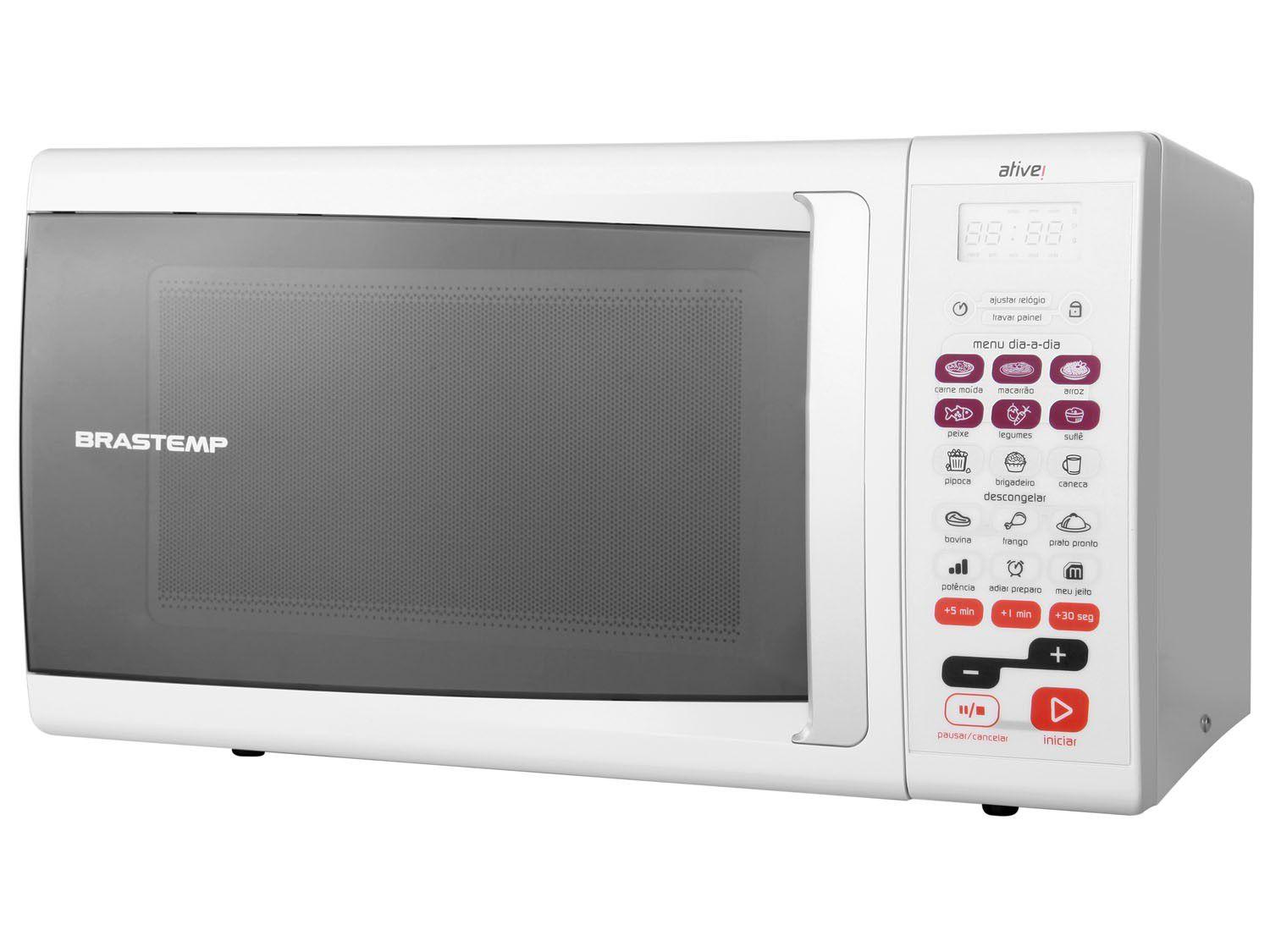 Micro-ondas Brastemp Ative! BMS45BBHNA - 30L - Micro-ondas - Magazine Luiza