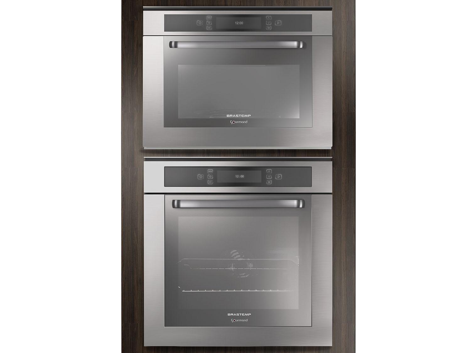 Micro-ondas Brastemp Gourmand BMO40ARBNA - 40L Inox - Micro-ondas ...