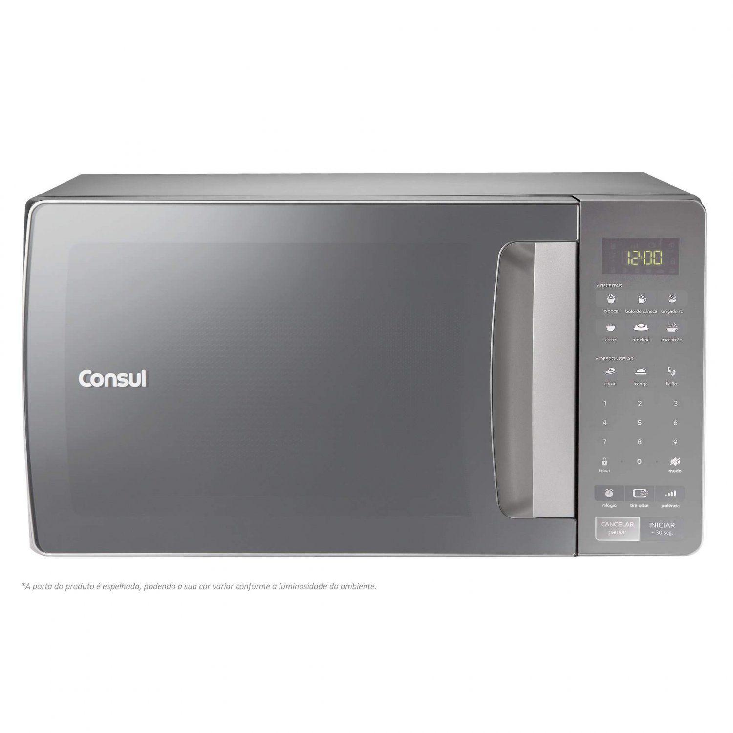 Micro-ondas Consul 32L CMS45AR Cinza - Micro-ondas - Magazine Luiza