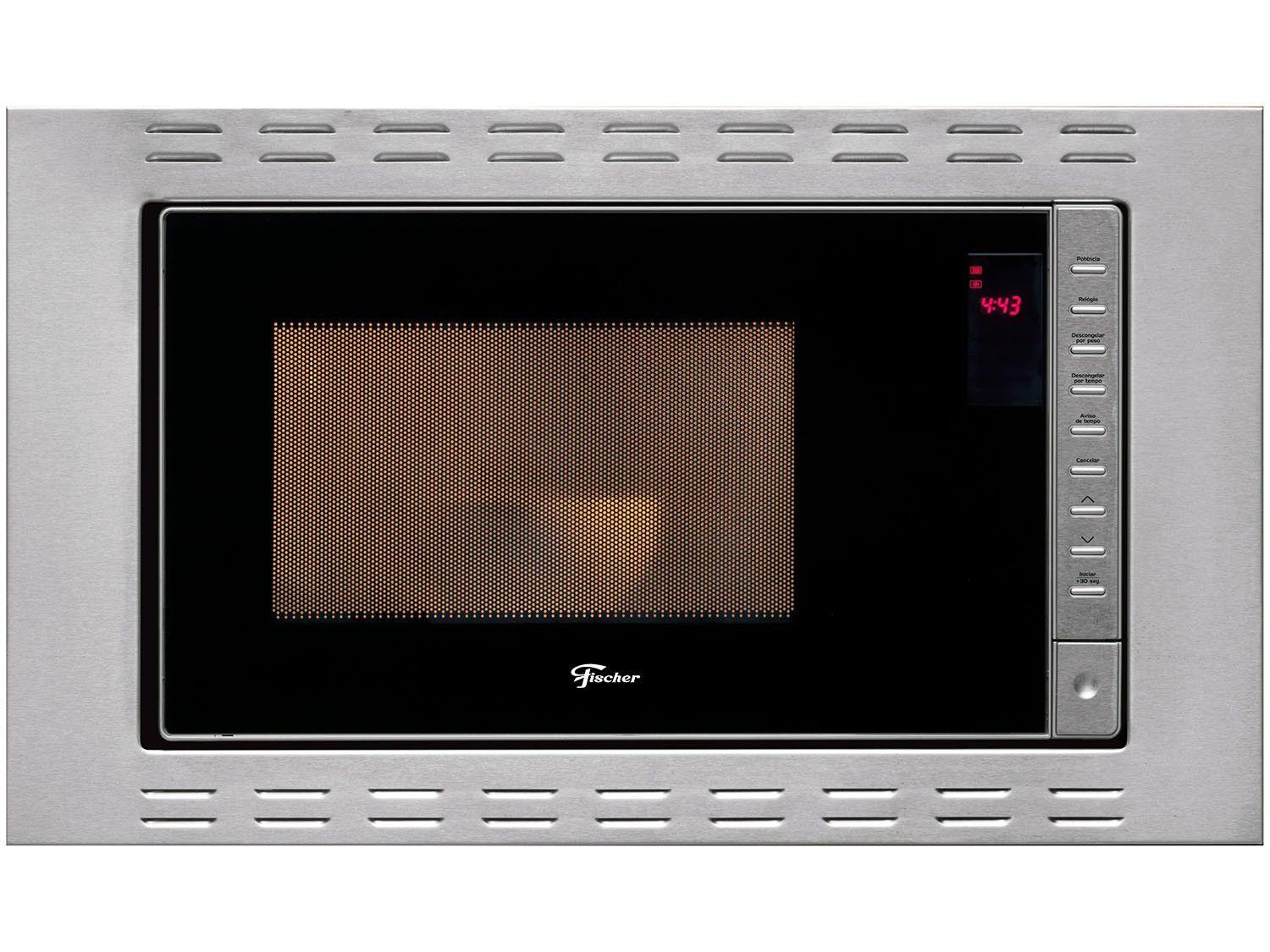 Micro-ondas Inox Fischer 25L de Embutir - Fit Line 25873-56177 - Micro ...