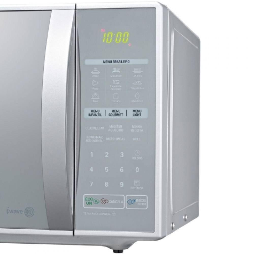 Micro-Ondas LG Grill Easy Clean 30 Litros Espelhado 127v - MH7053R ...