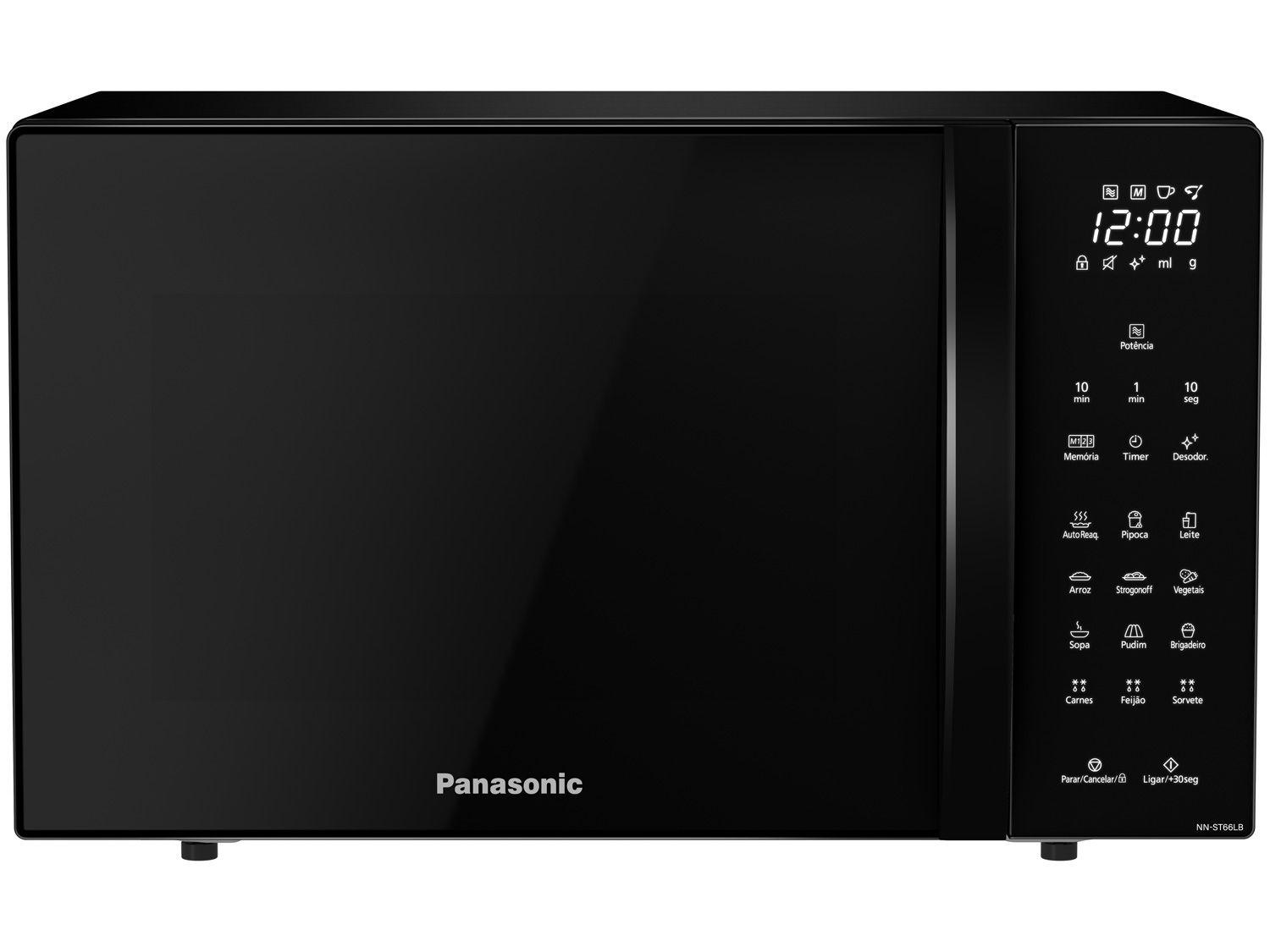 Micro-ondas Panasonic 32L NN-ST66LBRUN Preto Fosco