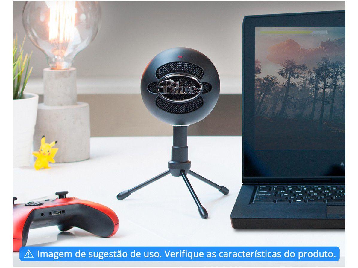 Microfone Condensador Streaming Blue - Snowball Ice USB com Tripé ...