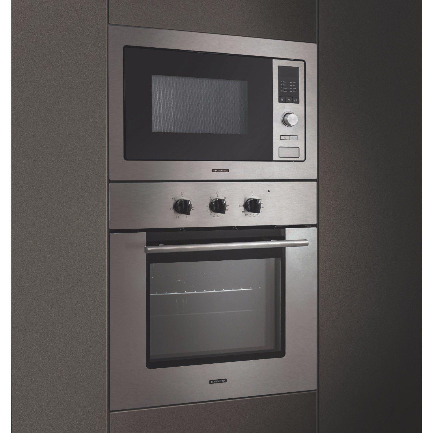 Microondas de Embutir 25L Tramontina Inox 60 220V Inox - Micro-ondas ...