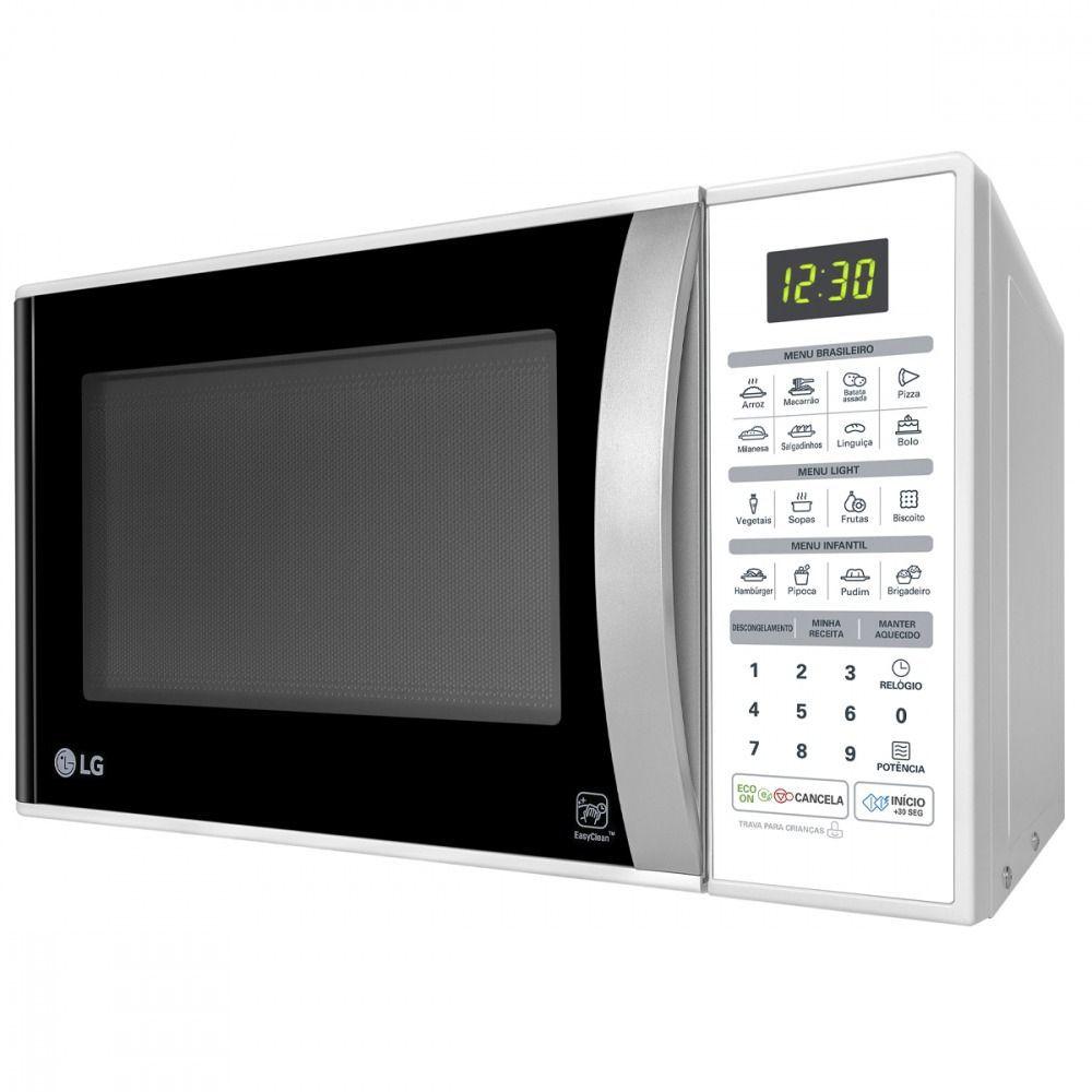 Microondas LG Easy Clean 30 L Branco 220V MS3052RA - Micro-ondas ...