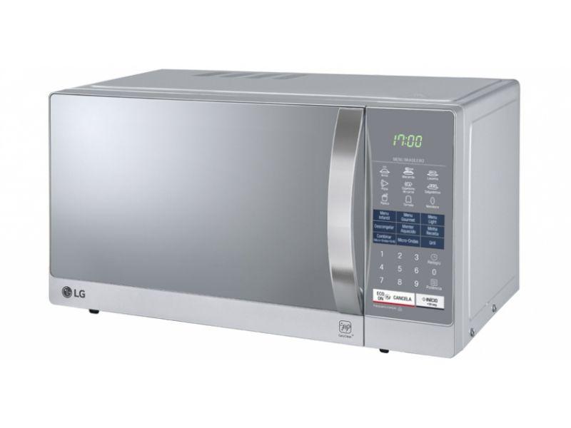 Microondas LG Easy Clean 30 L Espelhado Grill 110V - MH7057Q - Micro ...