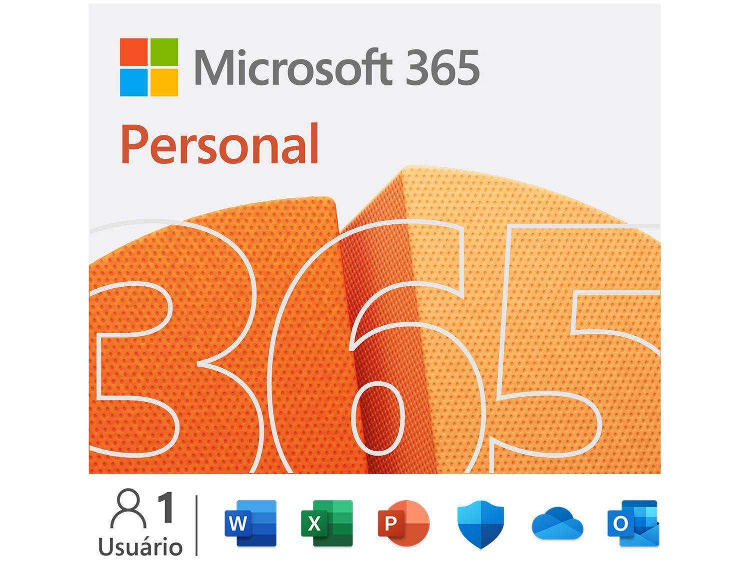 MagaLu - Microsoft 365 Personal Office 365 apps 1TB - 1 Usuário ...